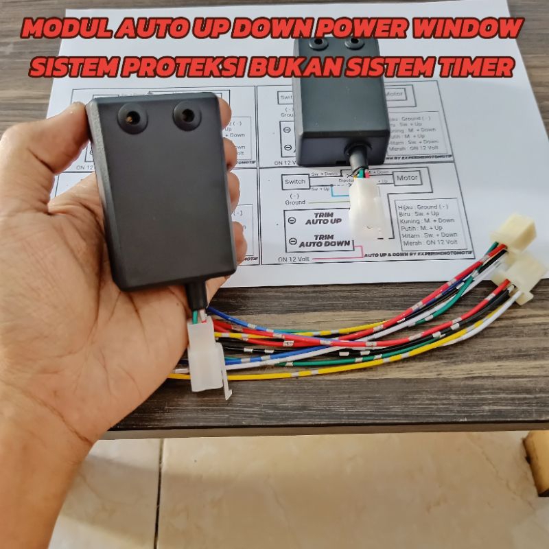 Jual Modul Auto Up Down Power Window dengan Sistem Proteksi Anti Jepit ...