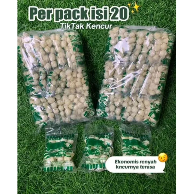 Jual HARGA PABRIK Camilan Pilus Kencur kemasan 1 pack isi 20pcs Tiktak ...