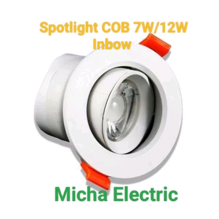 Jual HILED Lampu Sorot Spotlight COB 7W/12W Inbow/ Lampu Downlight Spot ...