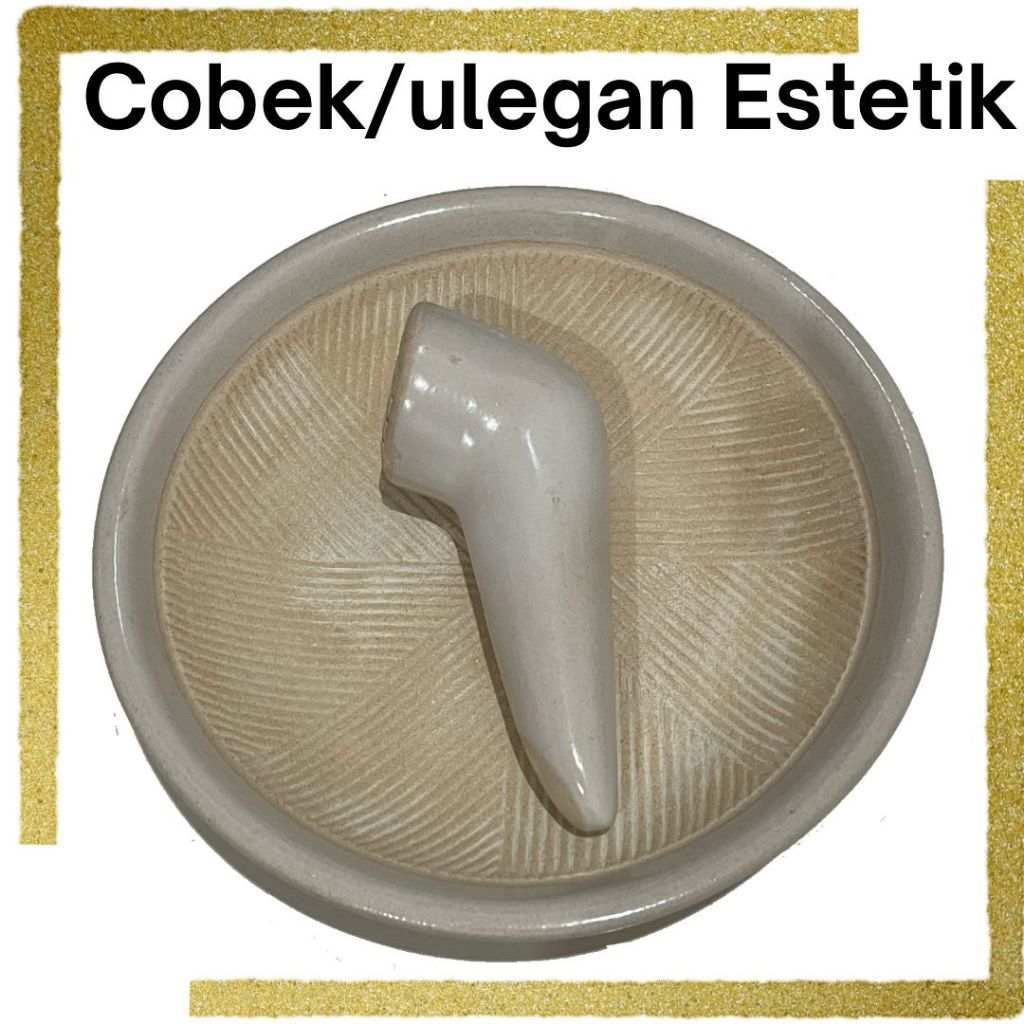 Jual COBEK/ULEGAN KERAMIK ESTETIK (putih polos) | Shopee Indonesia