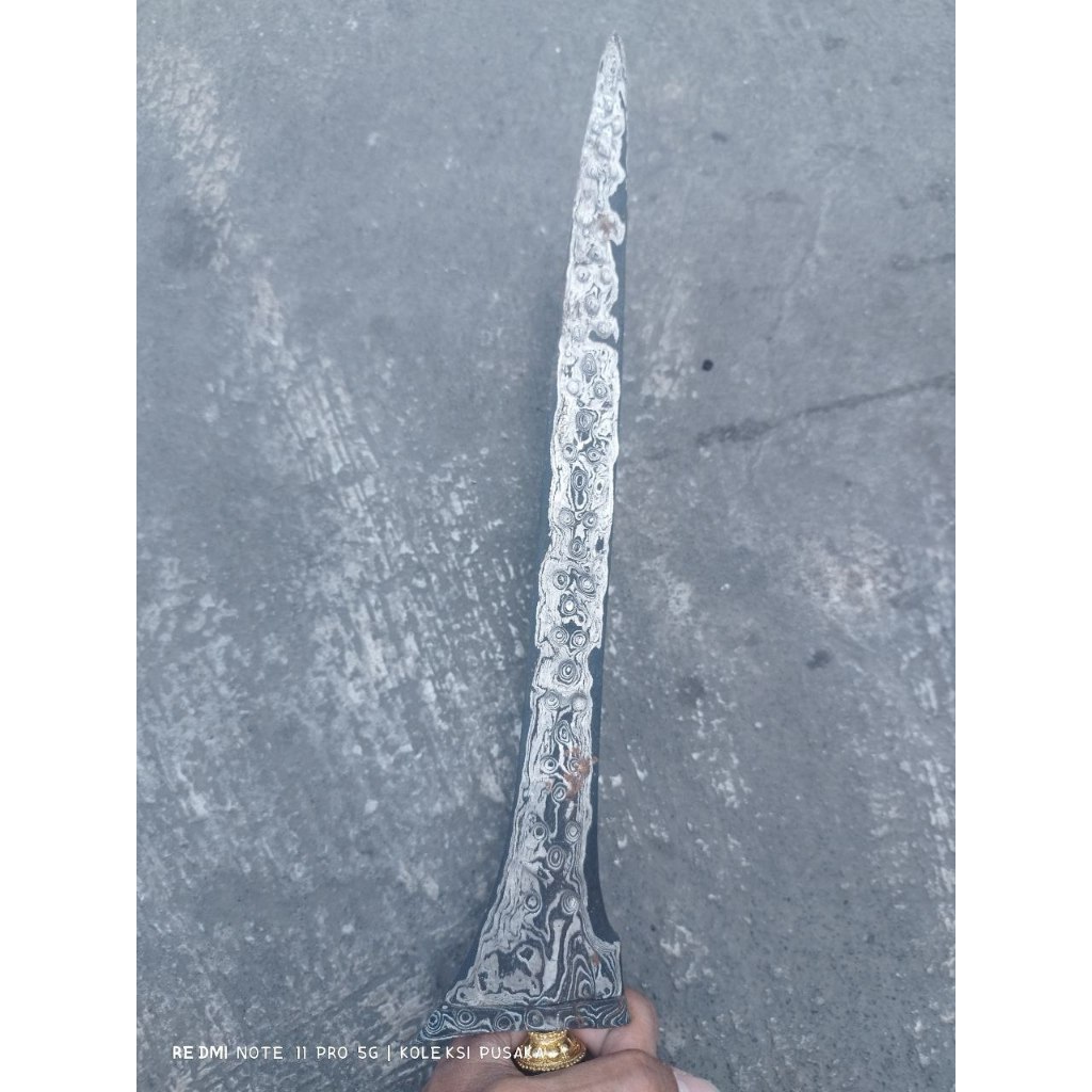 Jual Keris Kamardikan Lurus Brojol pamor Udan Mas ( Hujan Emas ...