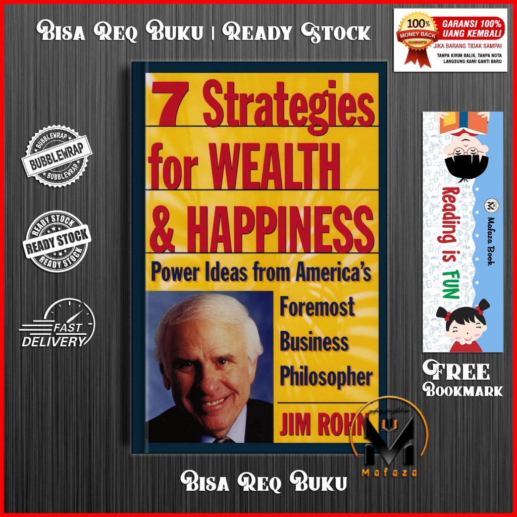 Jual 7 Strategies for Wealth & Happiness by Jim Rohn (English) | Shopee ...