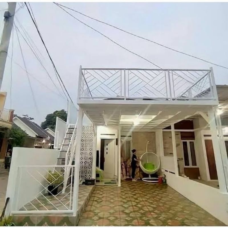 Jual Mezzanine Outdore Kanopi Balkon Kanapi Dak Besi | Shopee Indonesia
