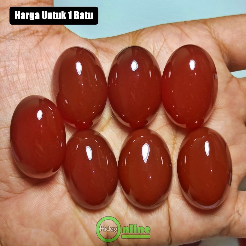Jual NATURAL BATU AKIK CEMPAKA REDDISH JUMBO MIRIP RED BARON | Shopee ...