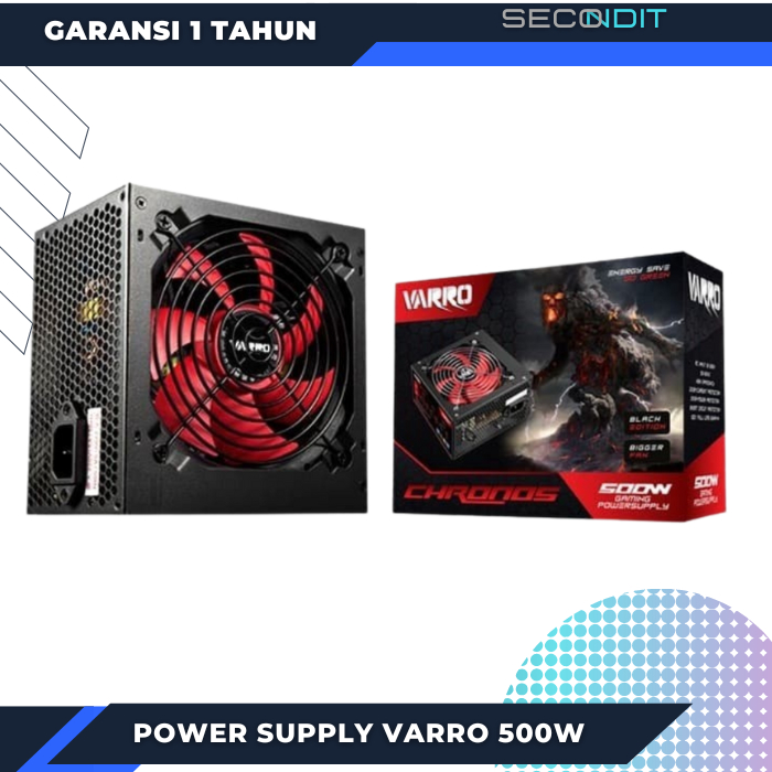 Jual power supply 500watt varro cronos psu 500w | Shopee Indonesia