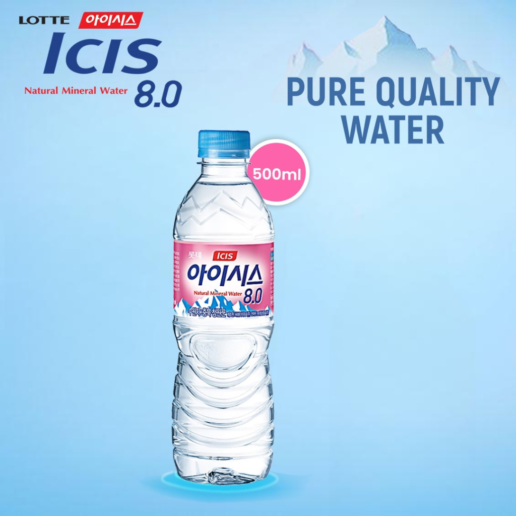 Jual Air Mineral Korea - Lotte ICIS Mineral Water 8.0 - 500 ml ( 1 ...