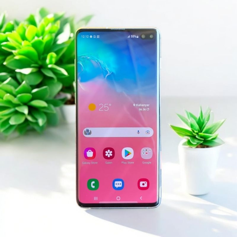 Jual Samsung s10 Plus RAM 8/128 mulus normal seken second | Shopee ...