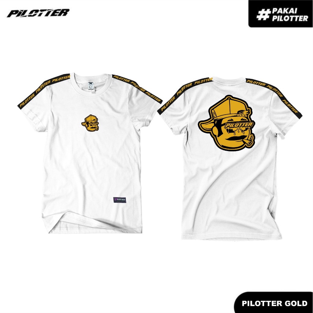 Jual Pilotter Kaos Gold Original Free Sticker | Shopee Indonesia