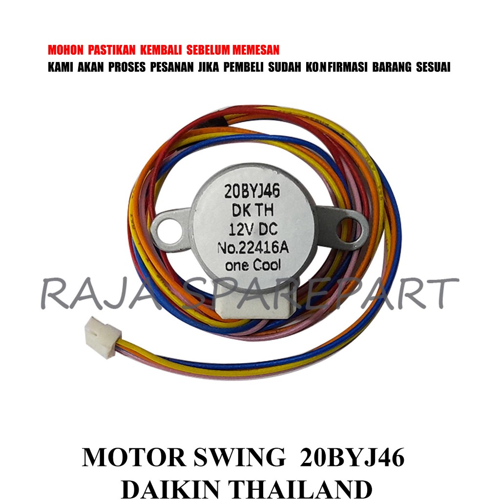 Jual MSKK SWING MOTOR/MOTOR SWING AC/MOTOR SWING 20BYJ46 DAIKIN ...