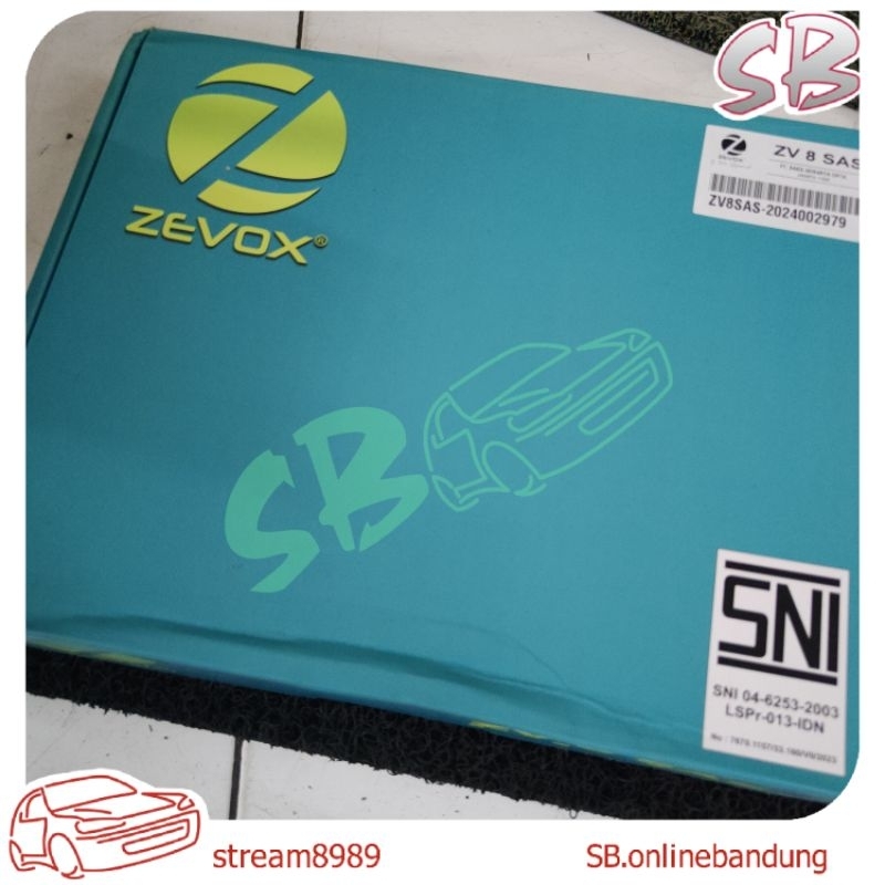 Jual Subwoofer Kolong Zevox ZV 8 SAS new Subwoofer Active Original Vox Reasearch | Shopee Indonesia