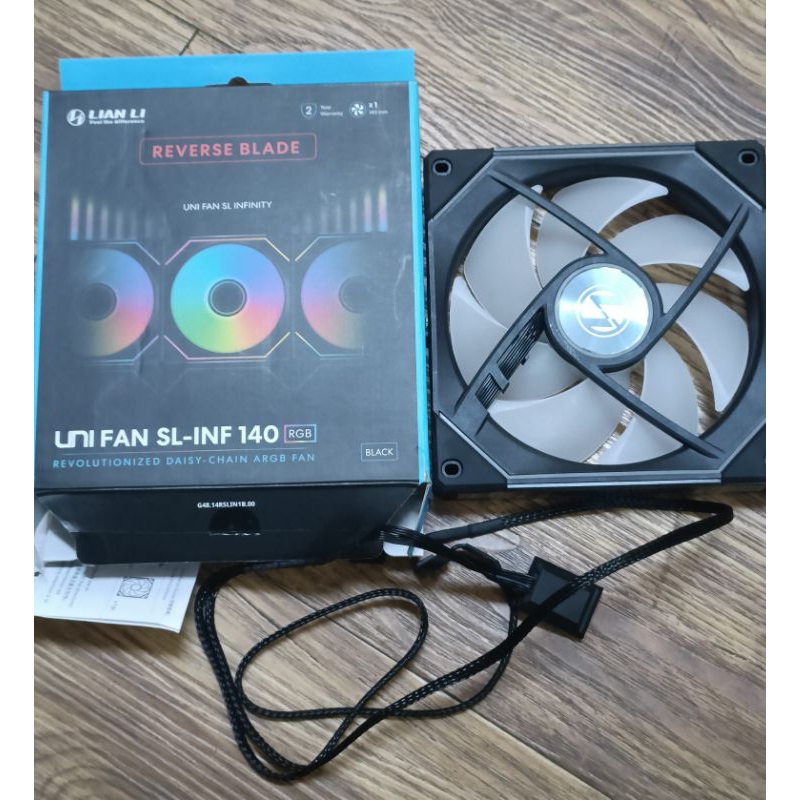 Jual *NEW* LIAN LI UNI FAN SL-INFINITY 140 Reverse Blade Black - SINGLE ...