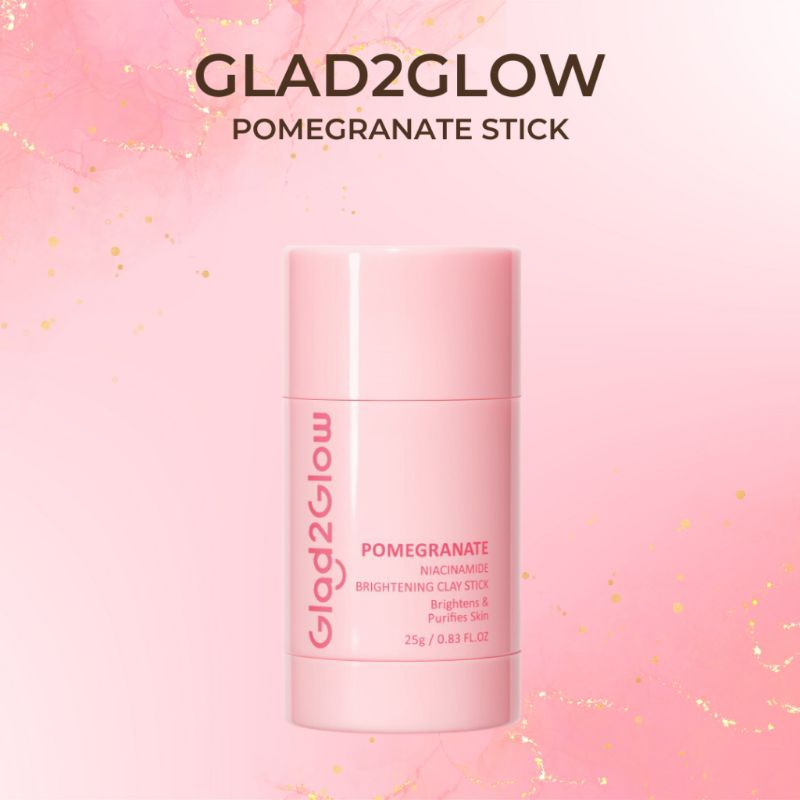 Jual GLAD2GLOW Pomegranate Niacinamide Brightening Clay Stick 25g | Shopee Indonesia