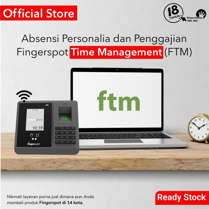 Jual Software Absensi Desktop FTM - Fingerspot Time Management | Shopee ...