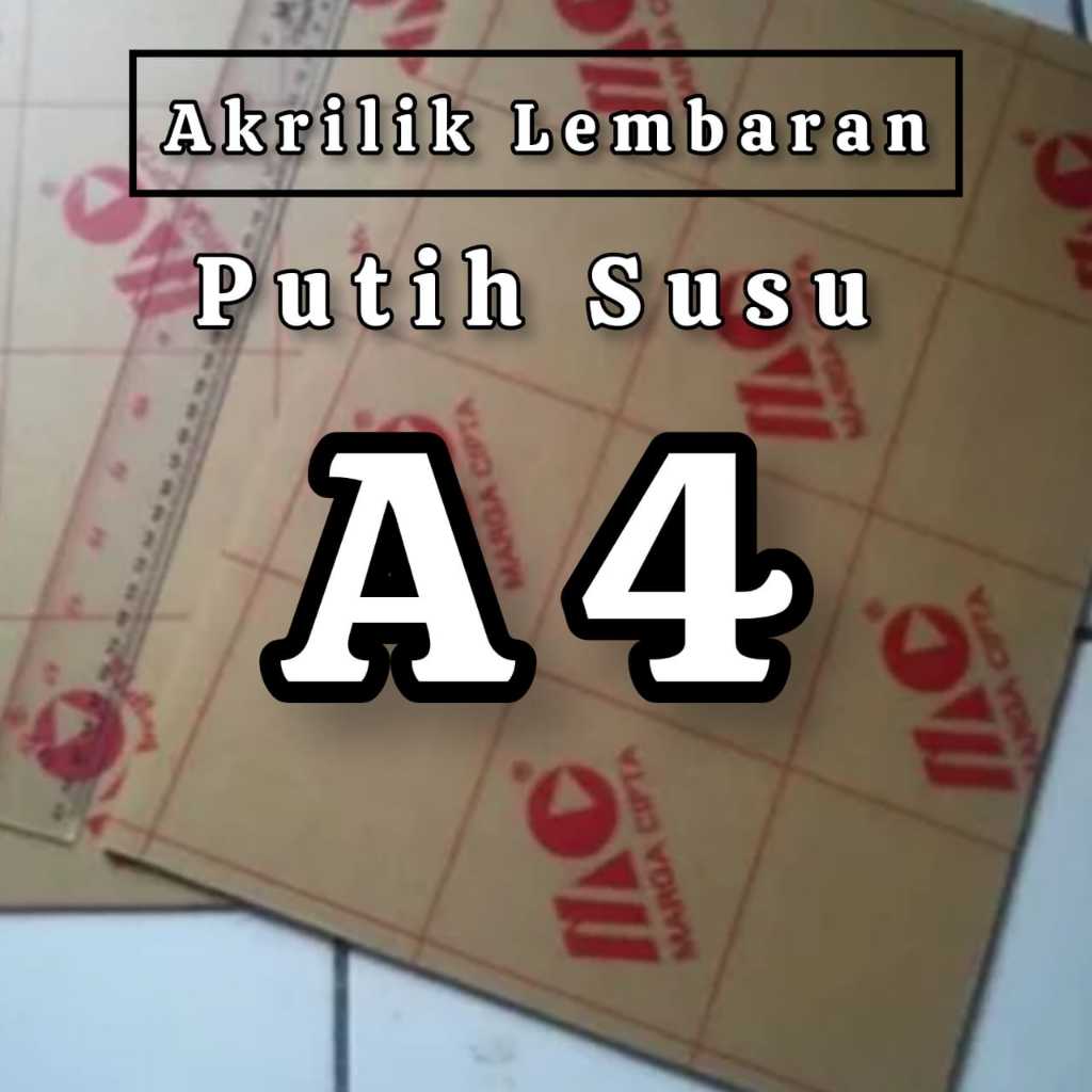 Jual Akrilik Lembaran A4 Putih Susu | Shopee Indonesia