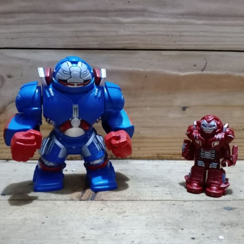 Jual figure iron man Lego iron man figure hulkbuster iron patriot blue ...