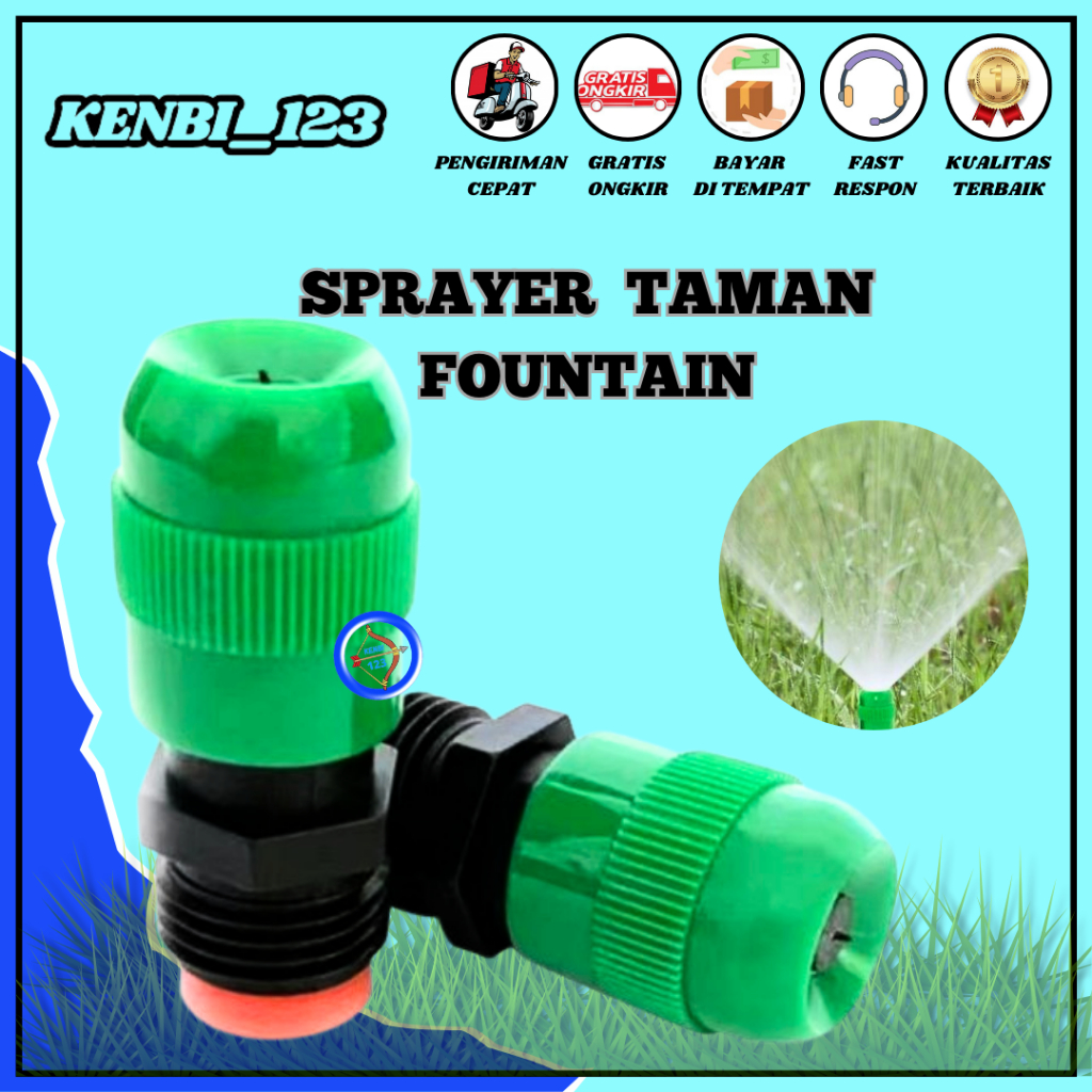 Jual Sprayer Spuyer Taman Fountain Nozel 1/2 inch Misting Sprinkler ...