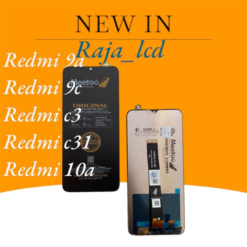 Jual LCD TOUCHSCREEN REDMI 9A/9C/10A/C31 FULLSET | Shopee Indonesia