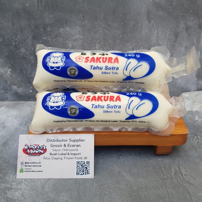 Jual HarvestMoon Tahu Sutera Sakura bulat 240gr | Shopee Indonesia