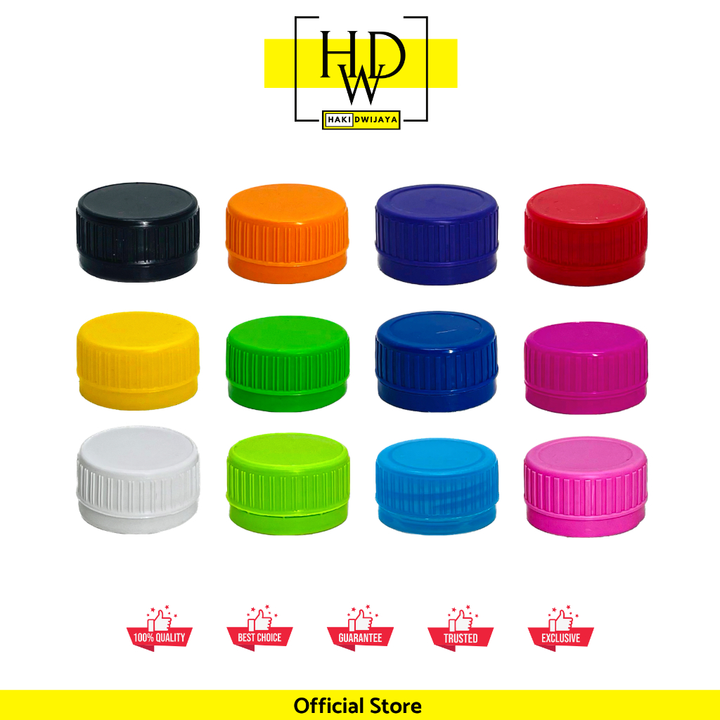 Jual Tutup Botol Plastik / Tutup Botol Almond , Kale , Pir - Long Neck ...
