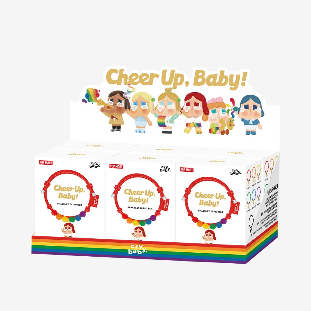 Jual POPMART POWER PUFF GIRL CRYBABY CHEER UP, BABY! SERIES-Bracelet ...