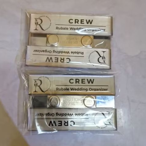 Jual RESIN STAINLESS NAMETAG, NAMA DADA, PAPAN NAMA, PIN NAMA, NAME TAG ...