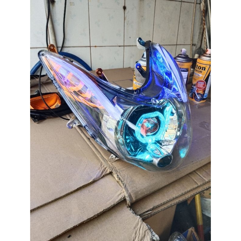Jual reflektor depan mio soul lama plus biled ala ala 2.5 in+alis ...