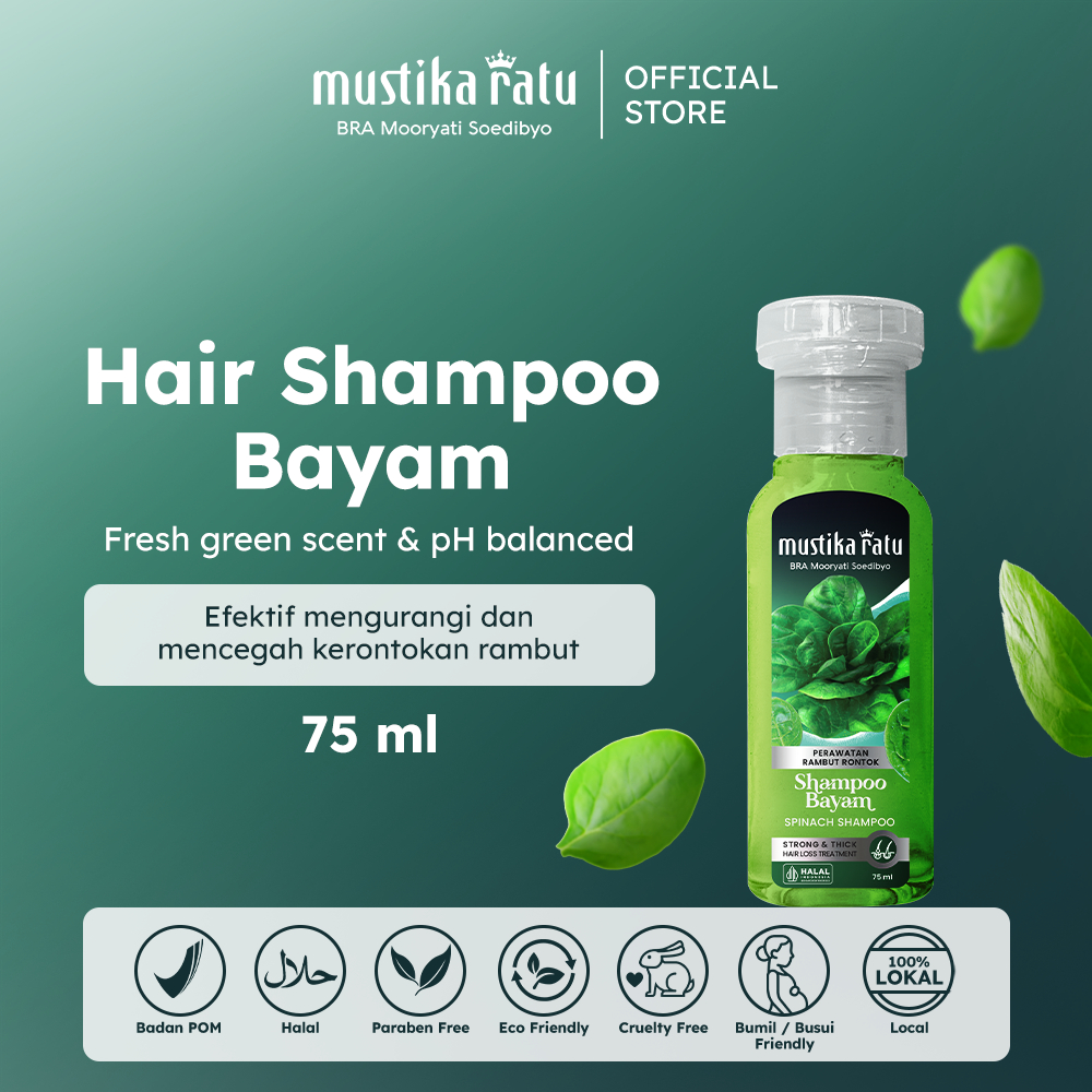 Jual Mustika Ratu Shampoo Bayam 75ml | Shopee Indonesia