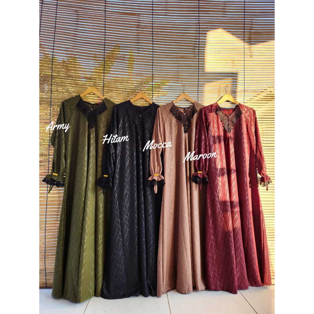 Jual Abaya Rafina Warna 3 motif terbaru embos warna exlusive forzaleta ...