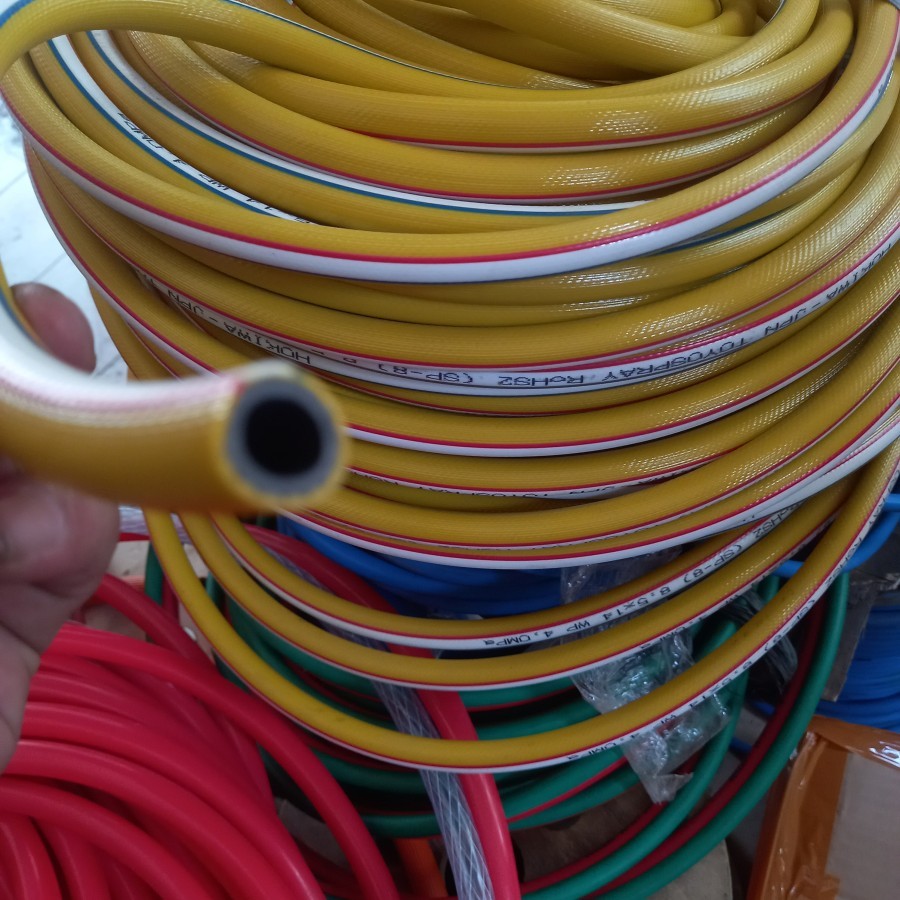 Jual SELANG KOMPRESOR HOKIWA / SELANG ANGIN PER 5 METER 8,5 X 14MM ...