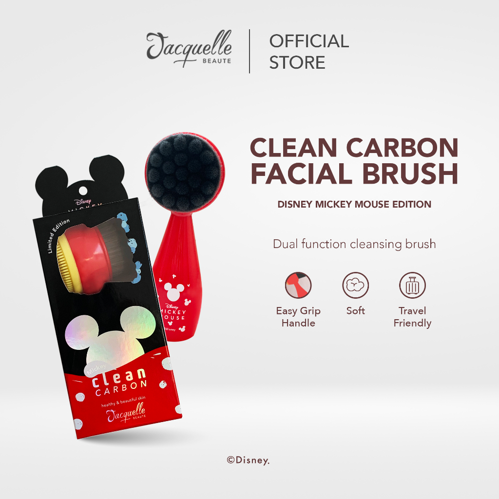 Jual Jacquelle Clean Carbon Facial Brush - Disney Mickey Mouse Edition ...