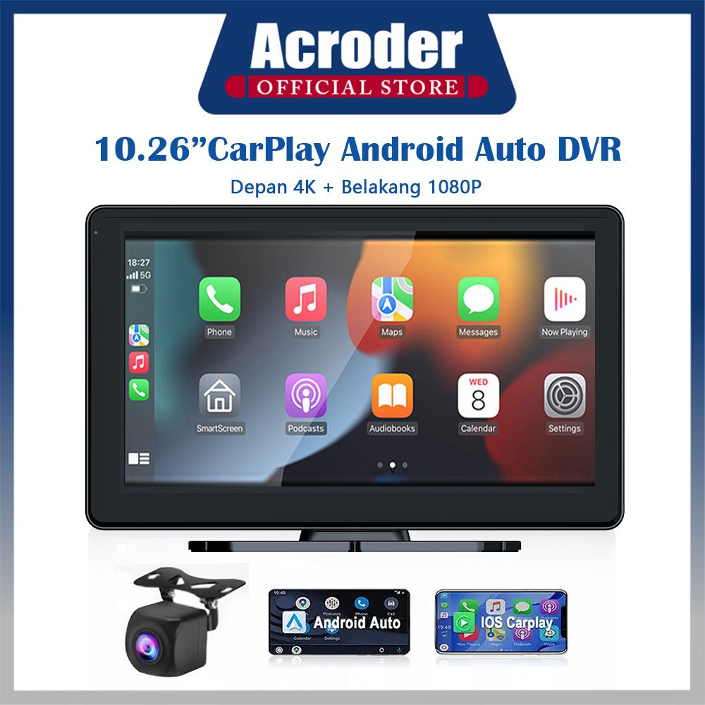 Jual Acroder Head Unit Android 10 inch Carplay Layar Sentuh Radio Mobil ...