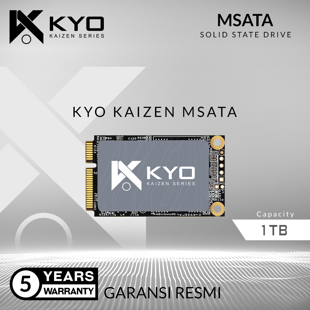 Jual SSD MSATA / M.SATA / M SATA 1TB KAIZEN RESMI (GARANSI 5 TAHUN ...