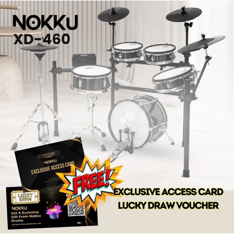 Jual Nokku XD-460KM Drum Electric Original - Nokku Drum Elektrik NK460 ...