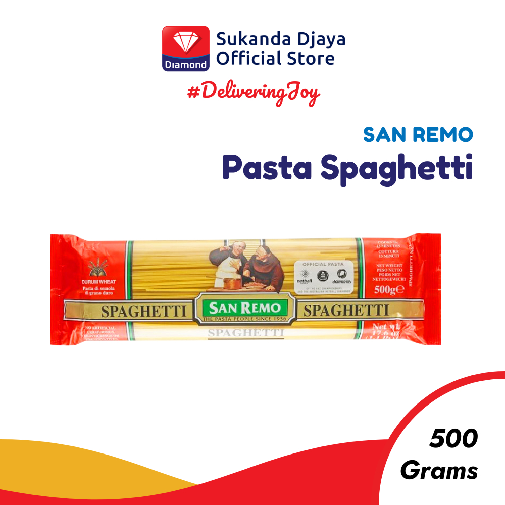 Jual San Remo Pasta Spaghetti 500 Gr | Shopee Indonesia