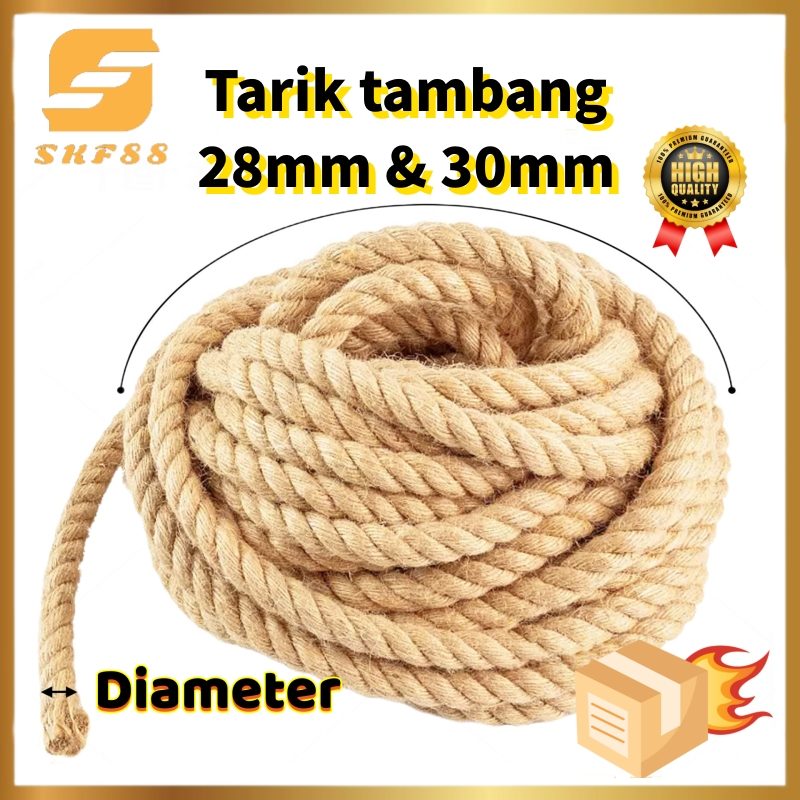 Jual Tali tambang besar 28-30mm Tarik tambang / tali tambang manila goni dadung tampar tali ...
