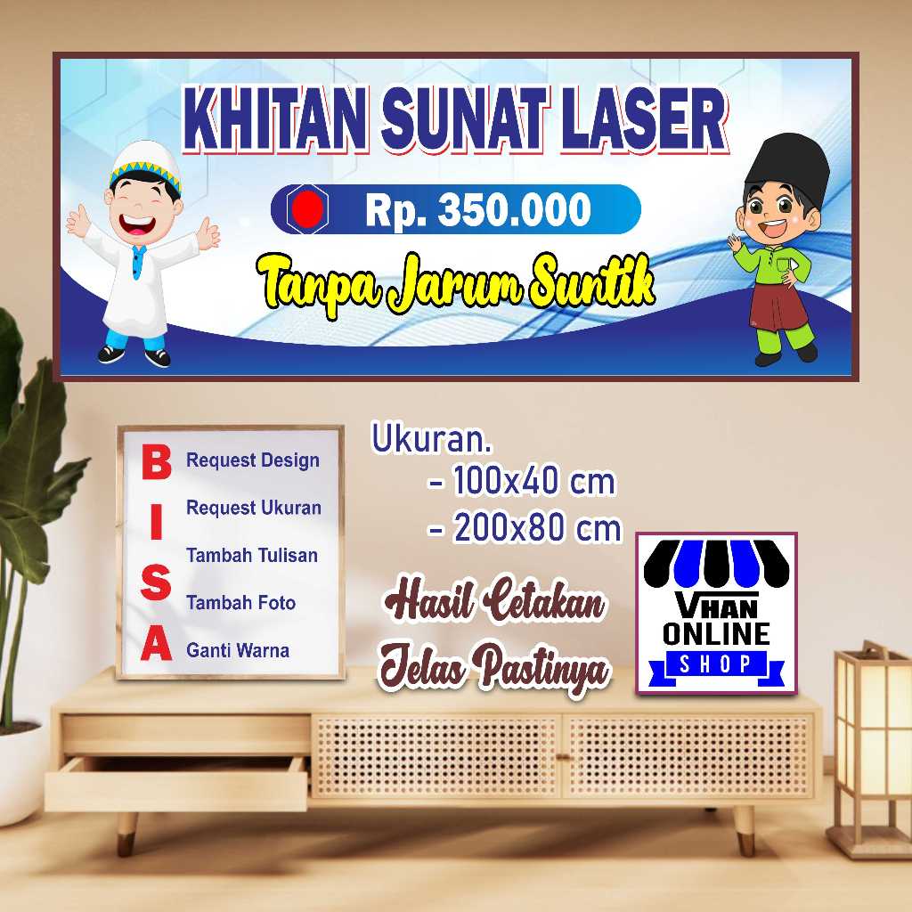 Jual Cetak Banner Spanduk MMT Dokter Khitan Sunat Laser Bagus Murah ...