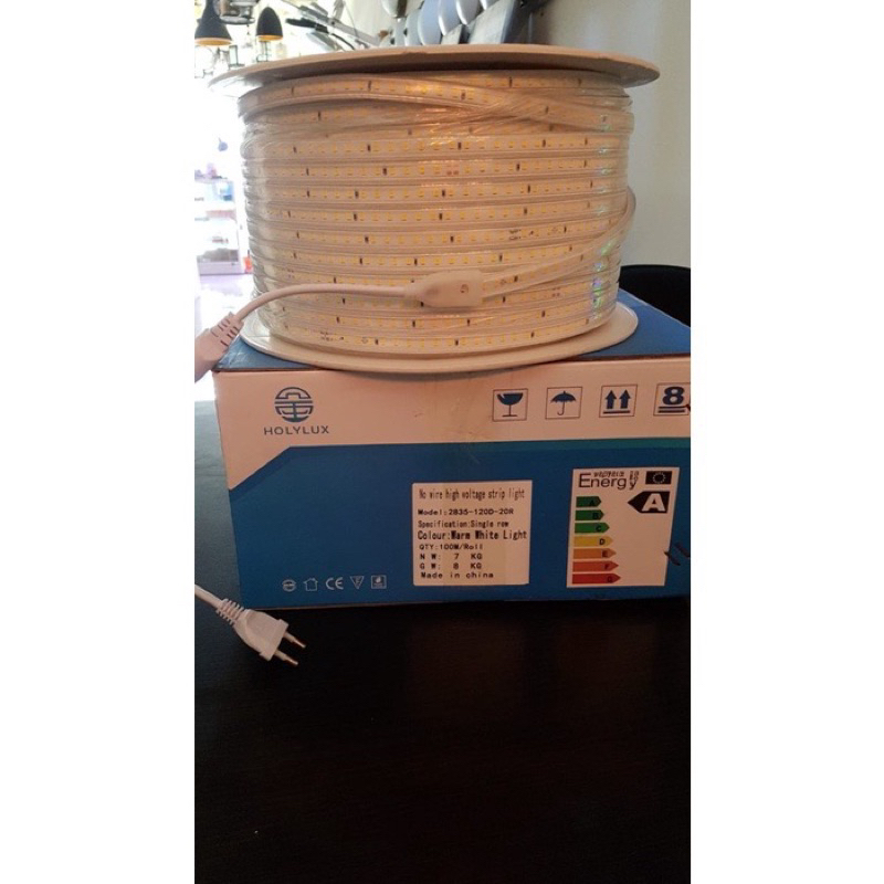 Jual Lampu Led strip selang 2835 120led 100M Super Terang Holylux ( 5 ...