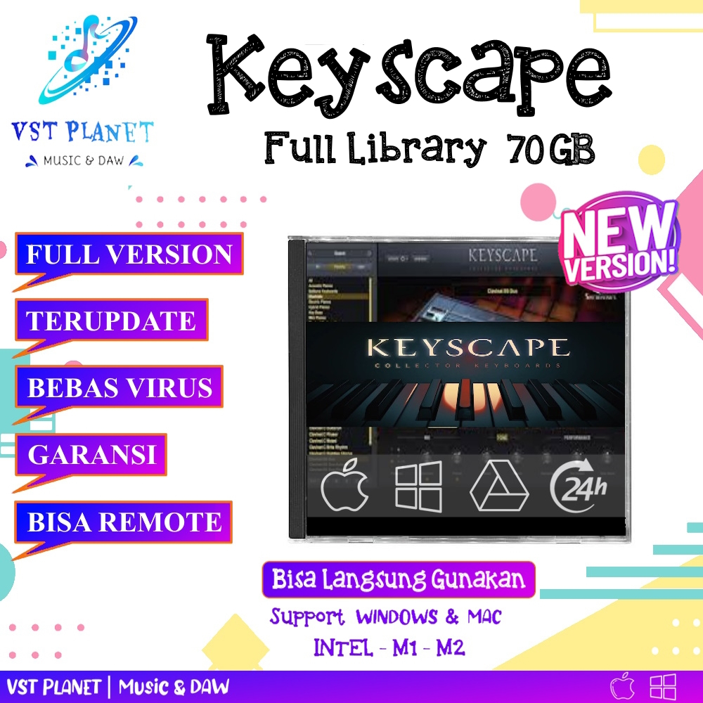 Jual Keyscape Full Library Terupdate Permanent WIN/MAC INTEL M1 M2 M3 | Shopee Indonesia
