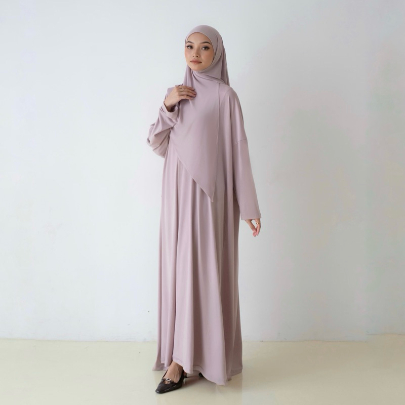 Jual [READY] AYRA Set | Loose Jersey Dress | Long Dress | Busui ...