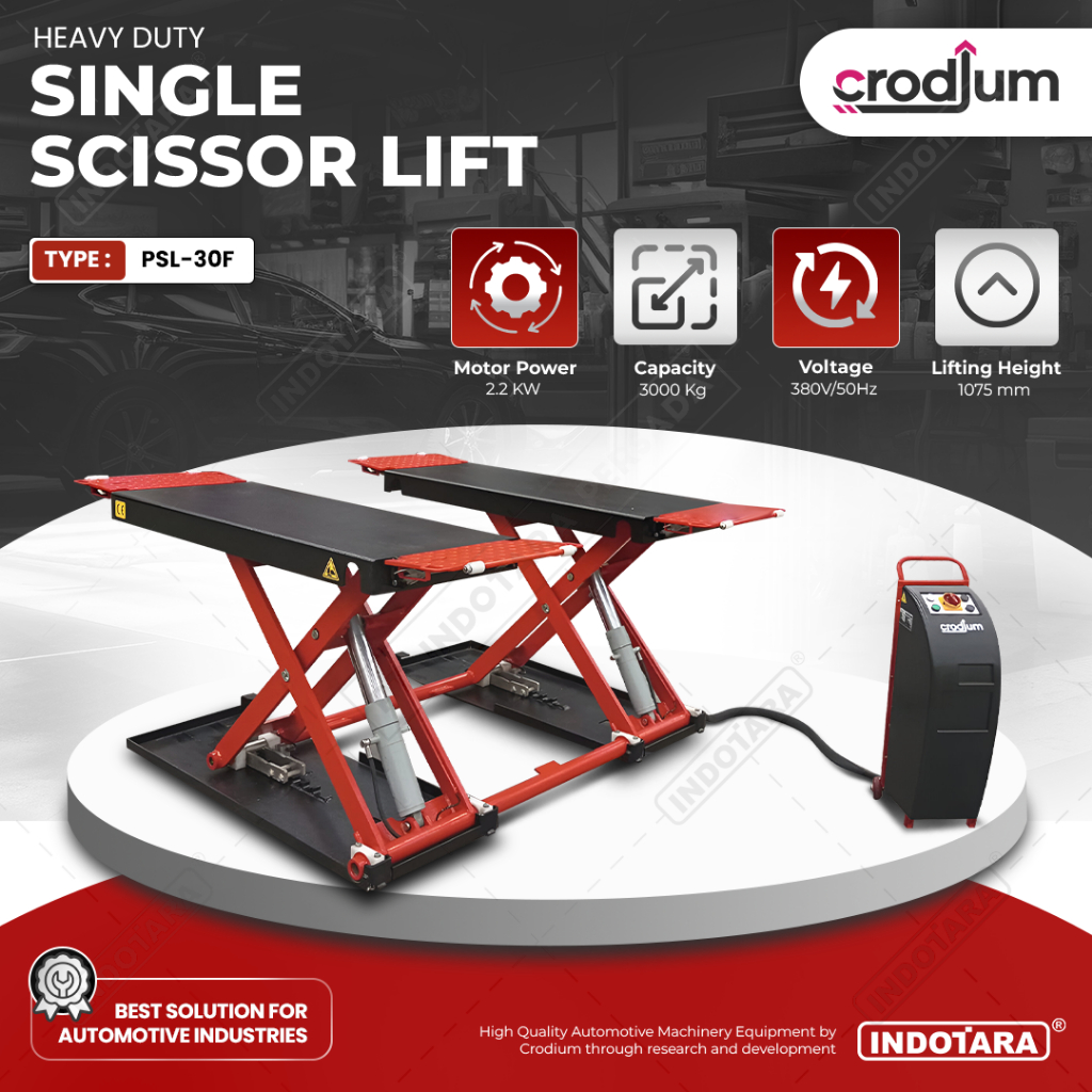 Jual Meja Angkat Dongkrak Lift - Single Scissor Lift PSL-30F CRODIUM ...