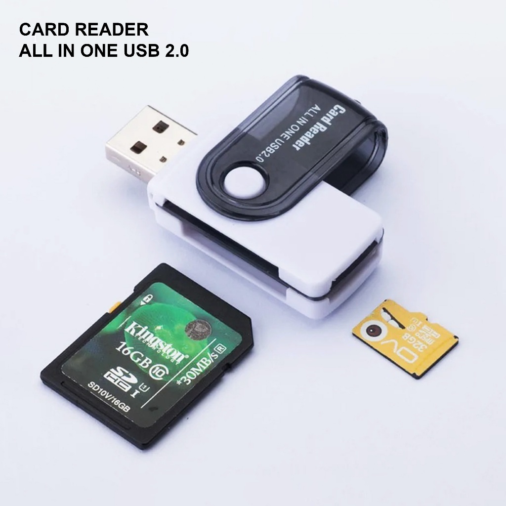 Jual CARD READER ALL IN 1 MICRO SD CARD READER TF MEMORY MULTI CARD ...