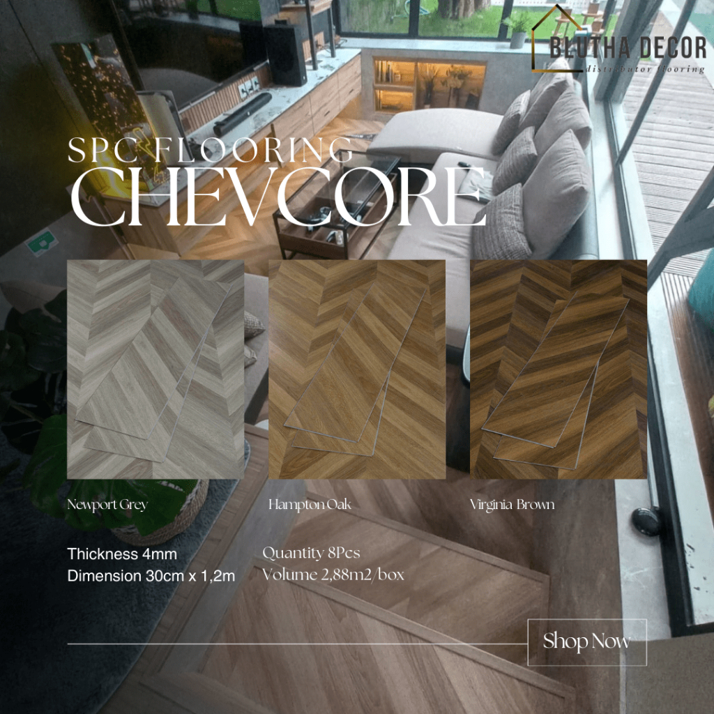 Jual LANTAI KAYU SPC FLOORING MARVEL CHEVCORE TEBAL 4MM - HARGA TERTERA HARGA PERPCS | Shopee ...