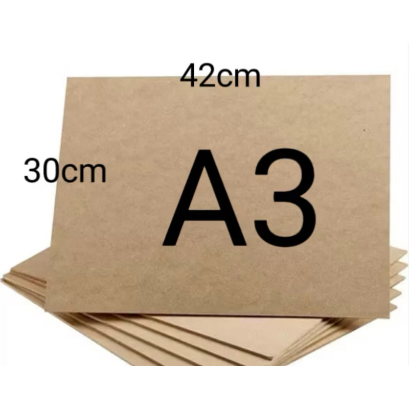 Jual 30x42 cm ukuran A3 karton lembaran single wall kraft corrugated ...