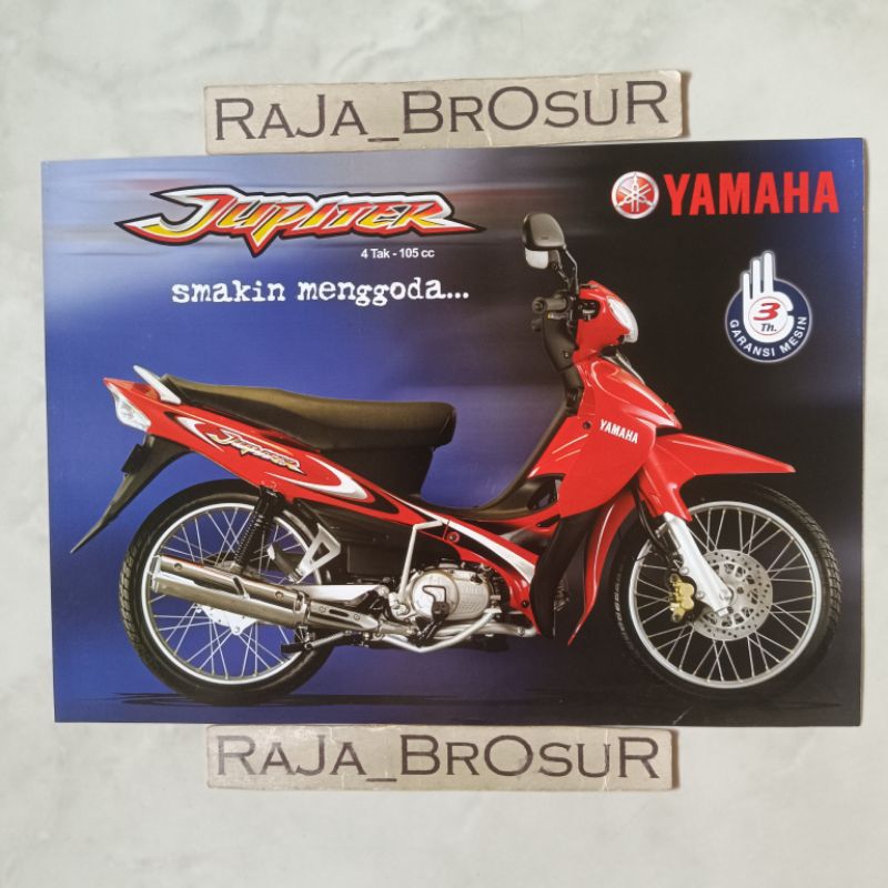 Jual Poster brosur katalog flyer jadul lawas Yamaha Jupiter 2003 | Shopee Indonesia