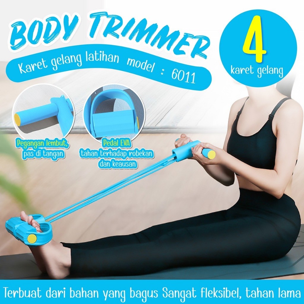 Jual BG Sport Body Trimmer 4 Tali Alat Olahraga Fitness | Shopee Indonesia