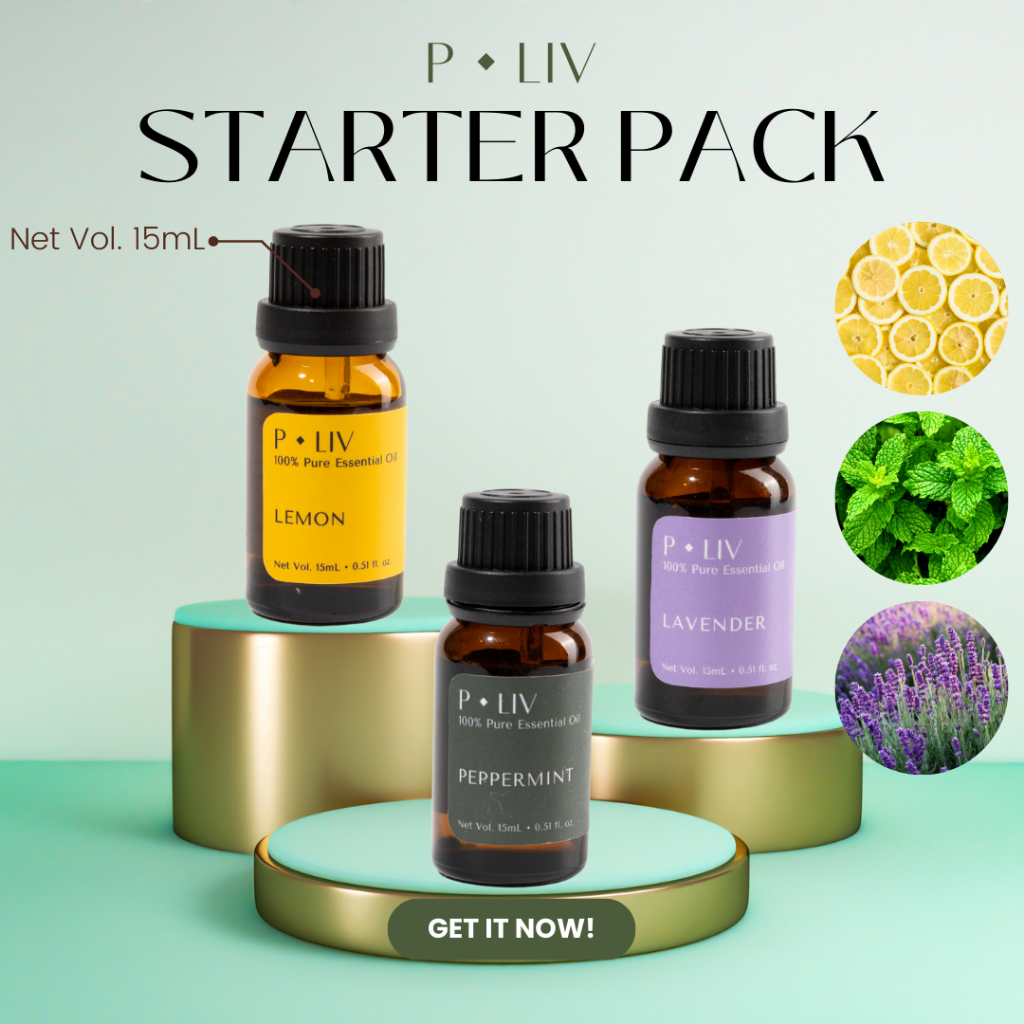 Jual Starter Pack - Lemon Peppermint Lavender Pure Essential Oil 15ml ...