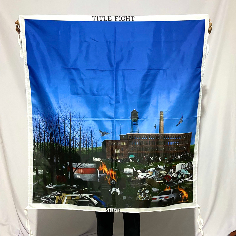 Jual BENDERA TITLE FIGHT SHED FLAG SATIN 110 x 110 cm | Shopee Indonesia