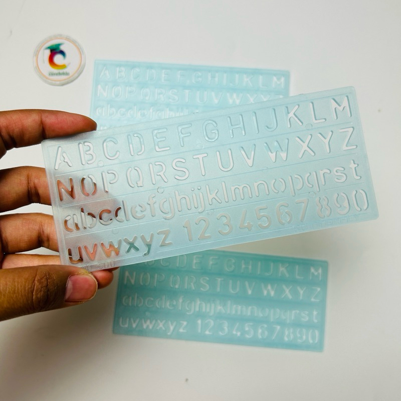 Jual Penggaris Sablon Mal Huruf Angka BUTTERFLY No.300 | Shopee Indonesia