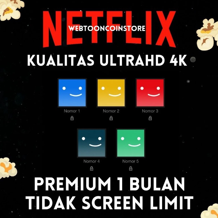 Jual NETFLIXXX PREMIUM 4K ULTRAHD 1 BULAN FULL GARANSII | Shopee Indonesia