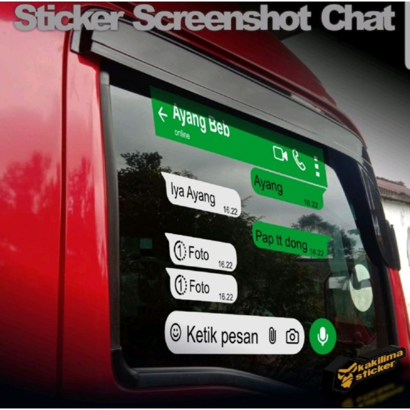 Jual Kaca Mobil. Stiker Kata-Kata. Sticker Pintu Mobil. pap tt | Shopee ...